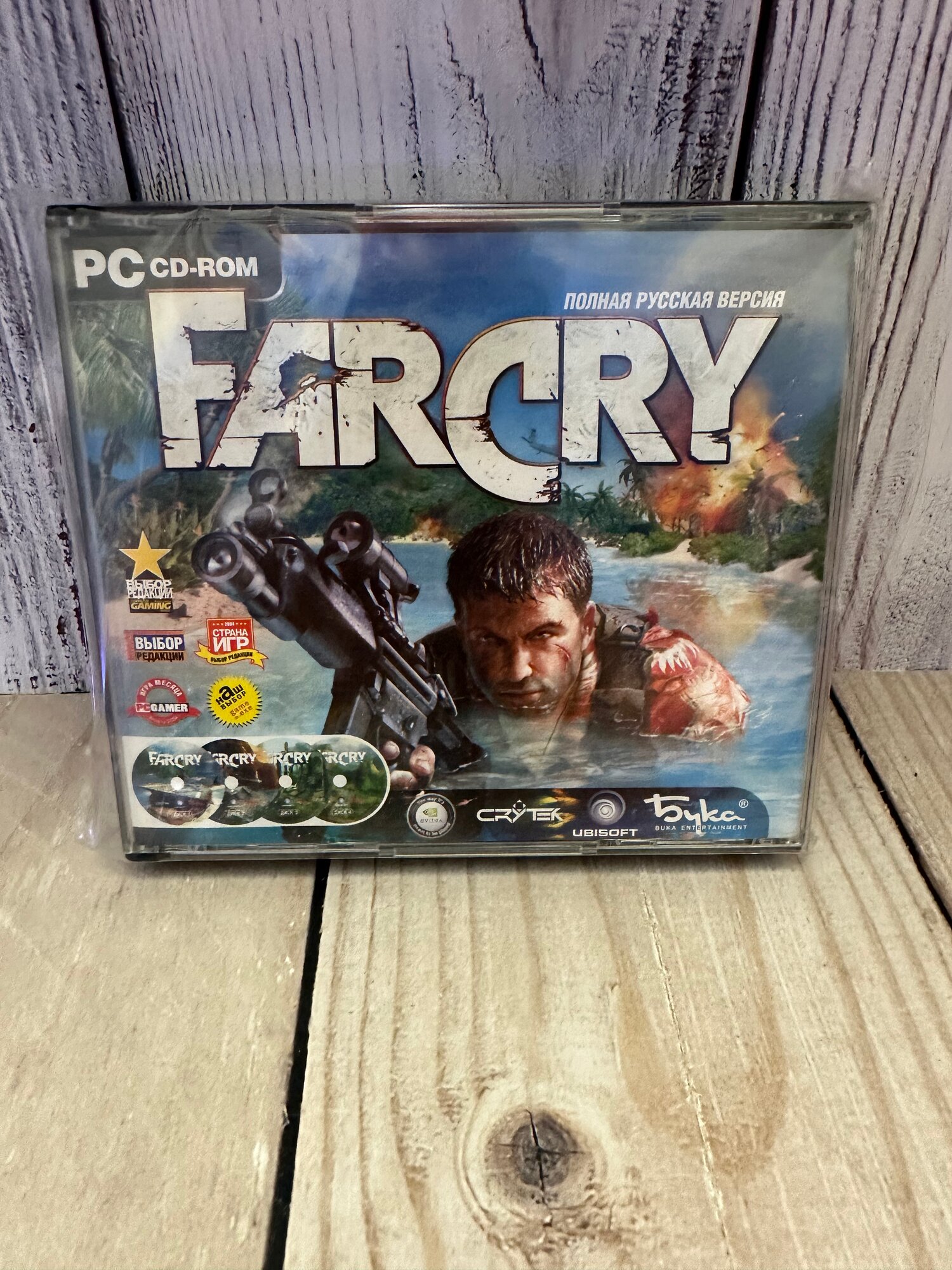Диск с игрой Far Cry 4 cd (русская версия) для пк лицензия