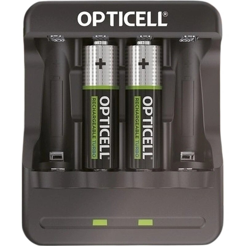 Зарядное устройство Opticell Eco Charg.6100001 +аккум. AA 2600mAh 2шт набор