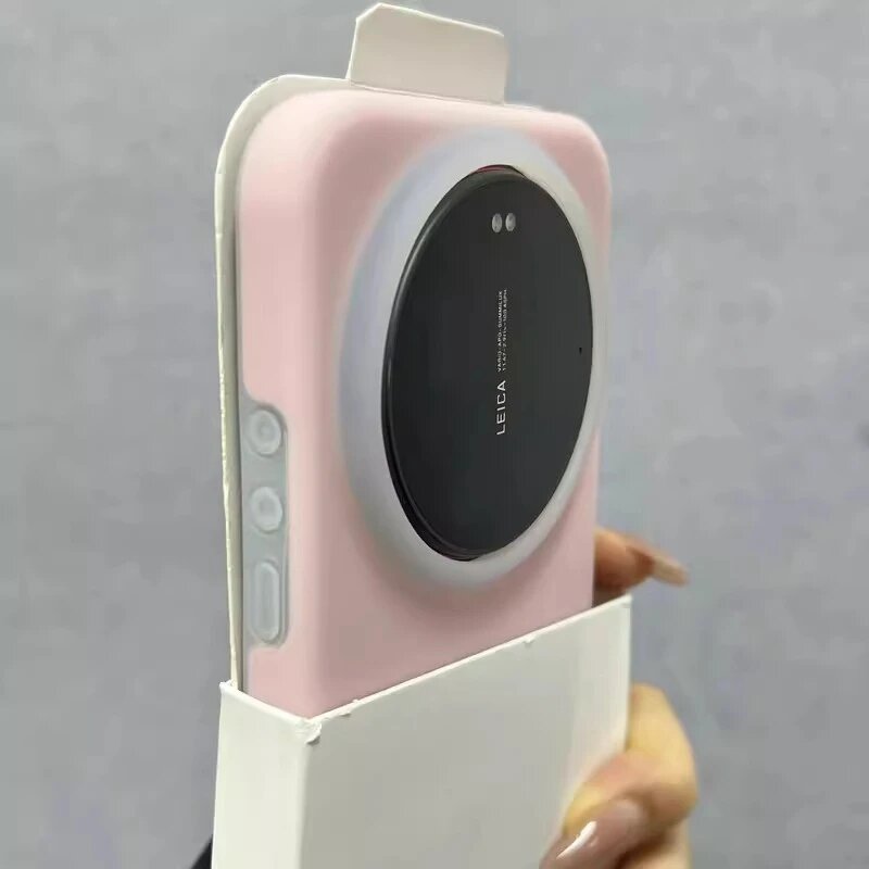 Чехол для Xiaomi 17 Ultra, мягкий силиконовый матовый чехол-накладка, Розовый, светло-розовый