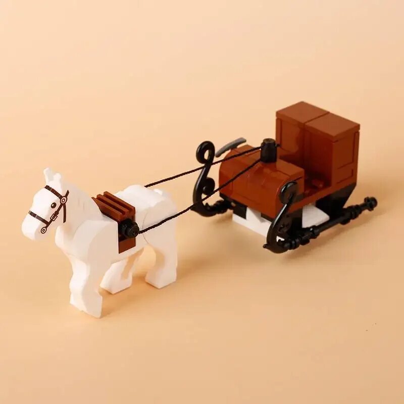 BRICKPANDA Средневековая сцена строительные блоки Белый, B11-72