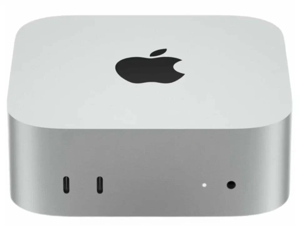 Настольный компьютер Apple Mac mini, 2024 (M4 10-Core, GPU 10-Core, 24GB, 512GB), Серебристый Silver (MCYT4)