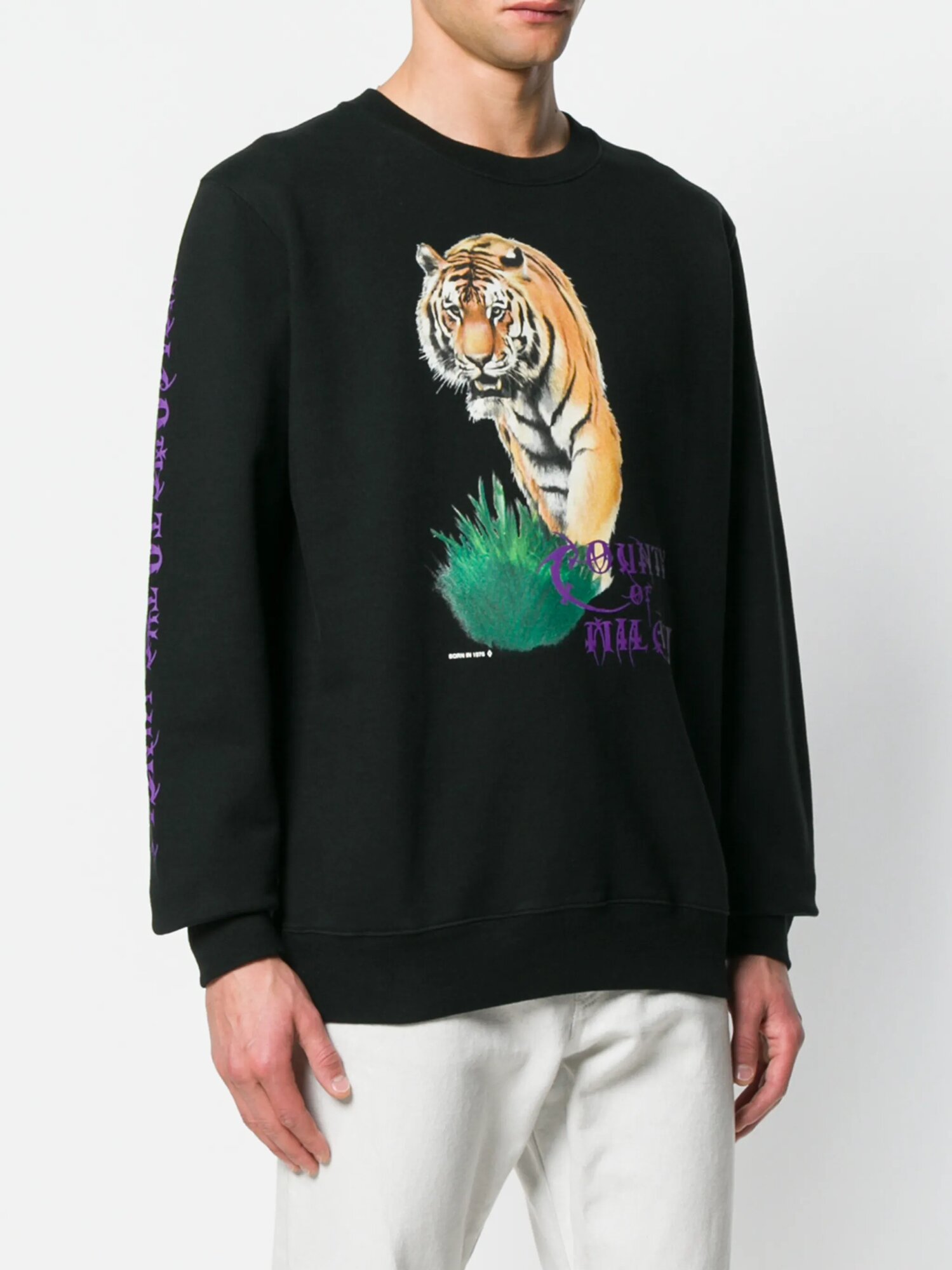 Толстовка  Tiger crew neck sweatshirt, размер S, , black/black — фото 1
