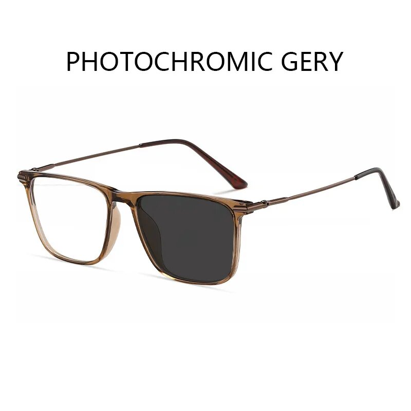 Мужские фотохромные очки GERY, Brown Photo Grey, -0.50