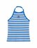 Топ AMIRI Striped halterneck top, размер 10 лет, синий