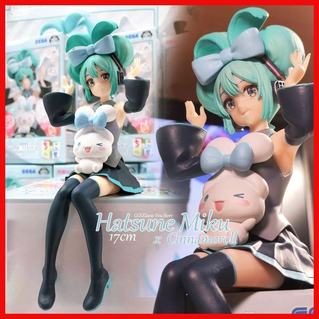 Аниме-фигурка Кролик Хацунэ Мику Юкине Снежинка, мерцающий снежок 14cm