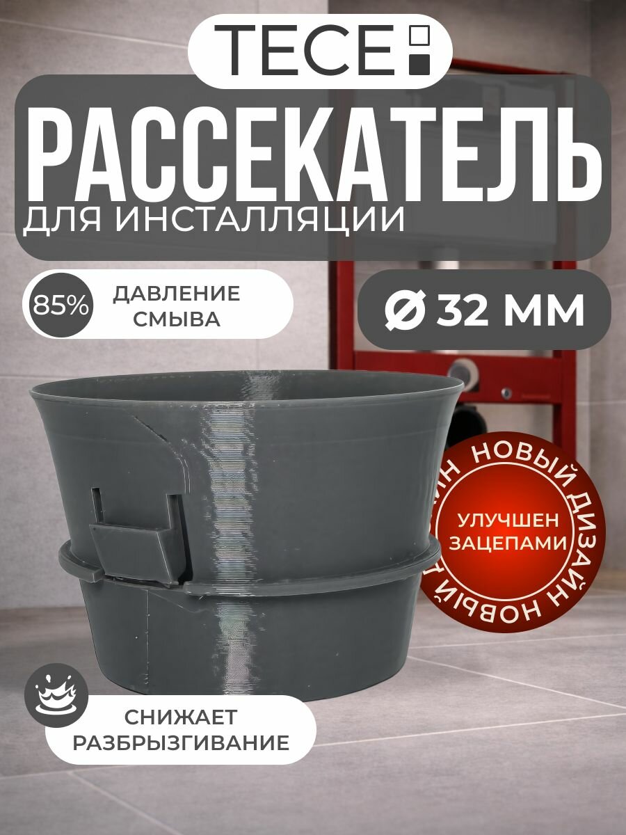 Ограничитель потока смыва инсталляция TECE/ТЕСЕ Рассекатель для инсталляции