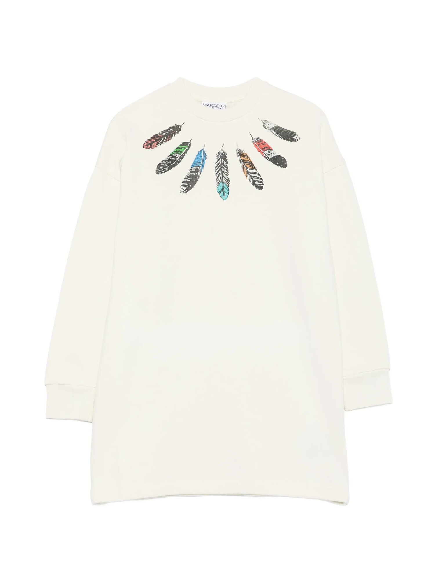 Платье Feather-print dress