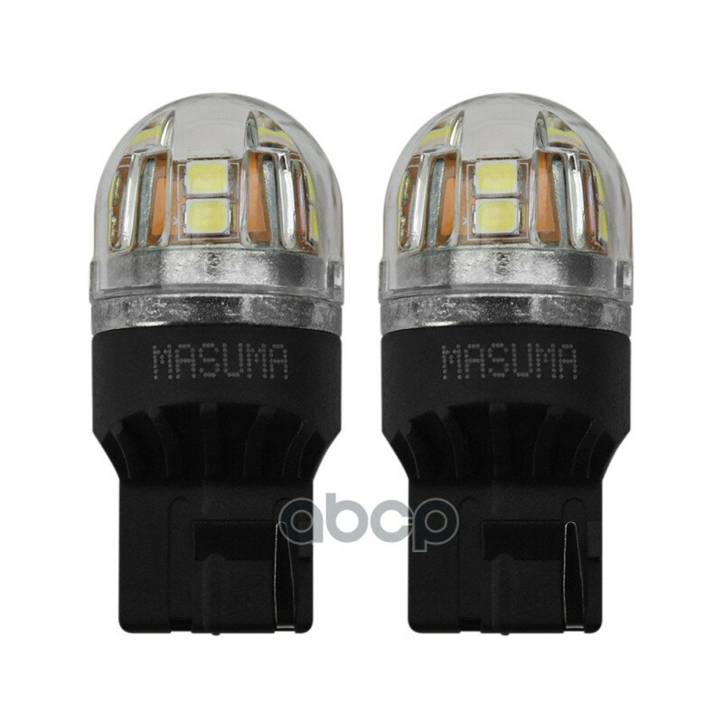 Лампы светодиодные LED T20 12V21W SMD одноконтактные (комплект 2шт) Masuma арт. L721