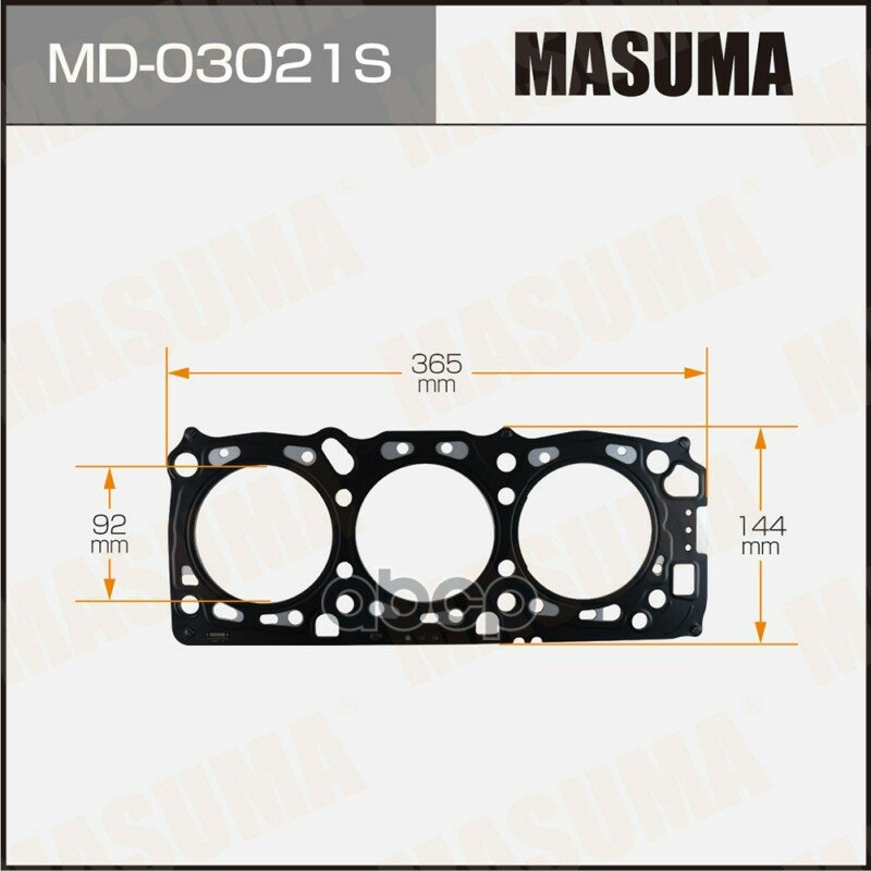 Прокладка головки блока 6G72 Masuma арт. MD-03021S