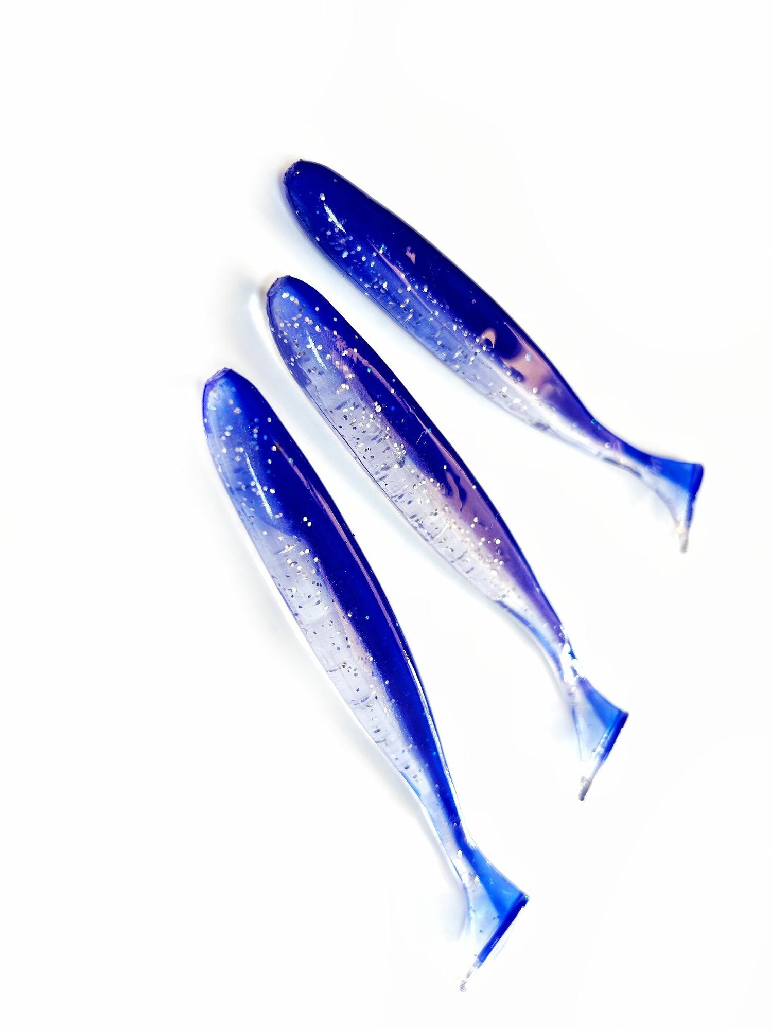 Мягкая Силиконовая приманка Easy Minnow 7см (10шт) цвет: Фиолетовый/Violet Natural