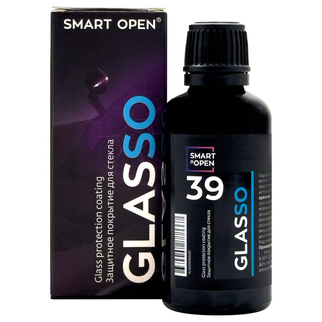 Защитное покрытие для стекла SMART GLASSO 39 (50 мл), SO-1539005