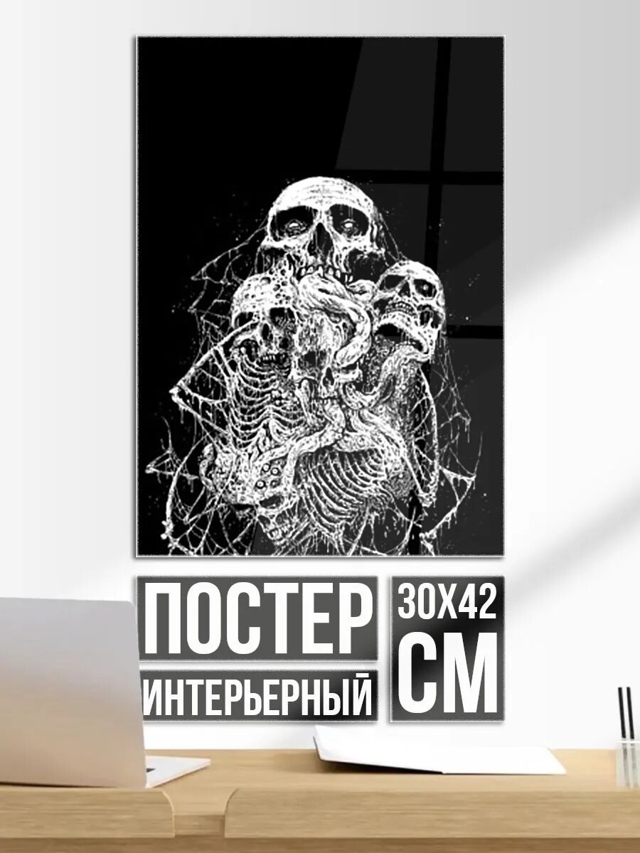 Постер на стену Черепа