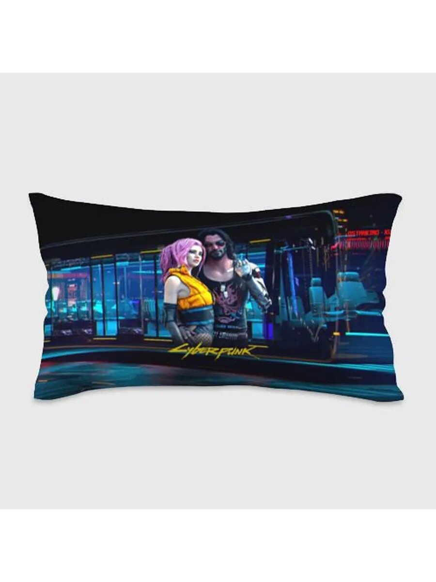 Johnny и Vi girl cyberpunk2077 Подушка
