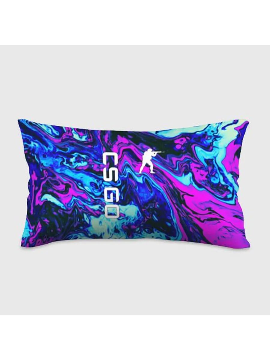 CS GO neon КС Го неон Подушка