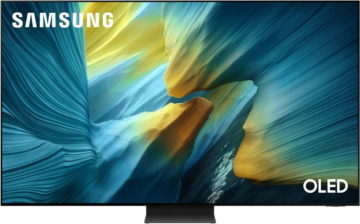 ЖК-телевизор Samsung QE55S95FAUXRU черный графит, 55" OLED, 4K Ultra HD, смарт ТВ, Tizen OS