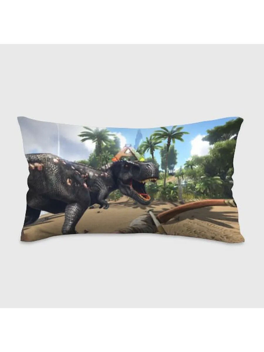 Ark Survival Evolved - тиранозавр рычит Подушка