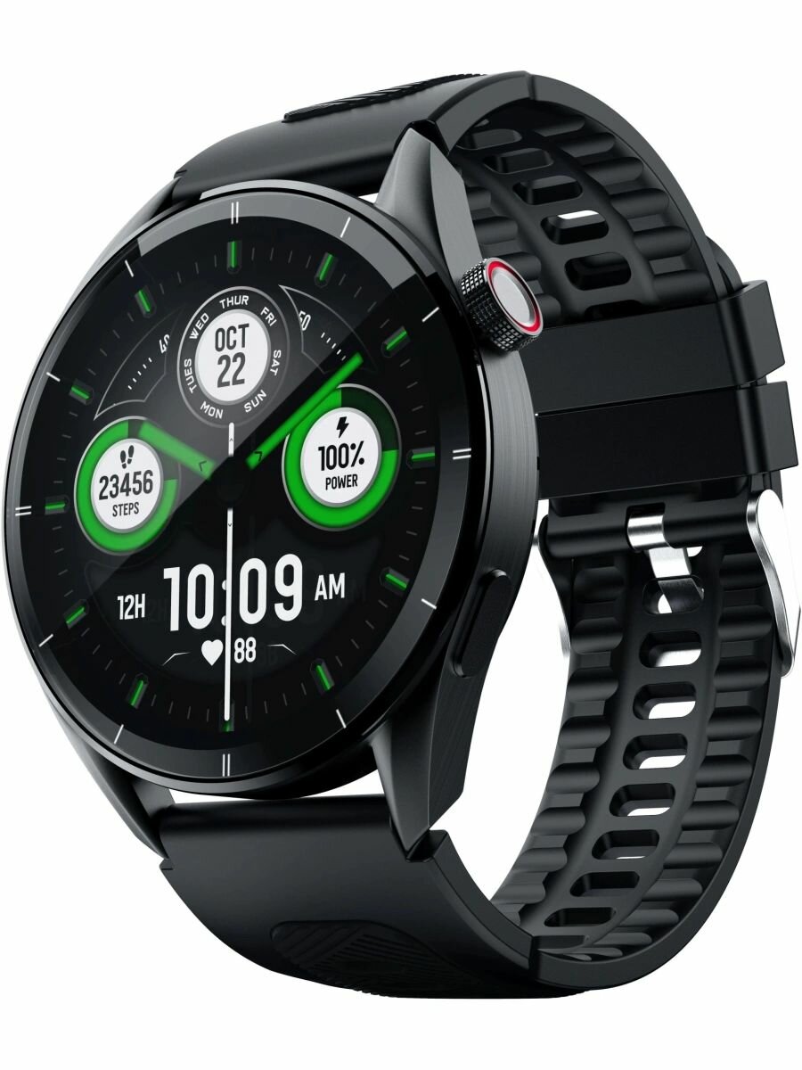 Смарт-часы Tecno Watch 3 Pro 1.43" черный