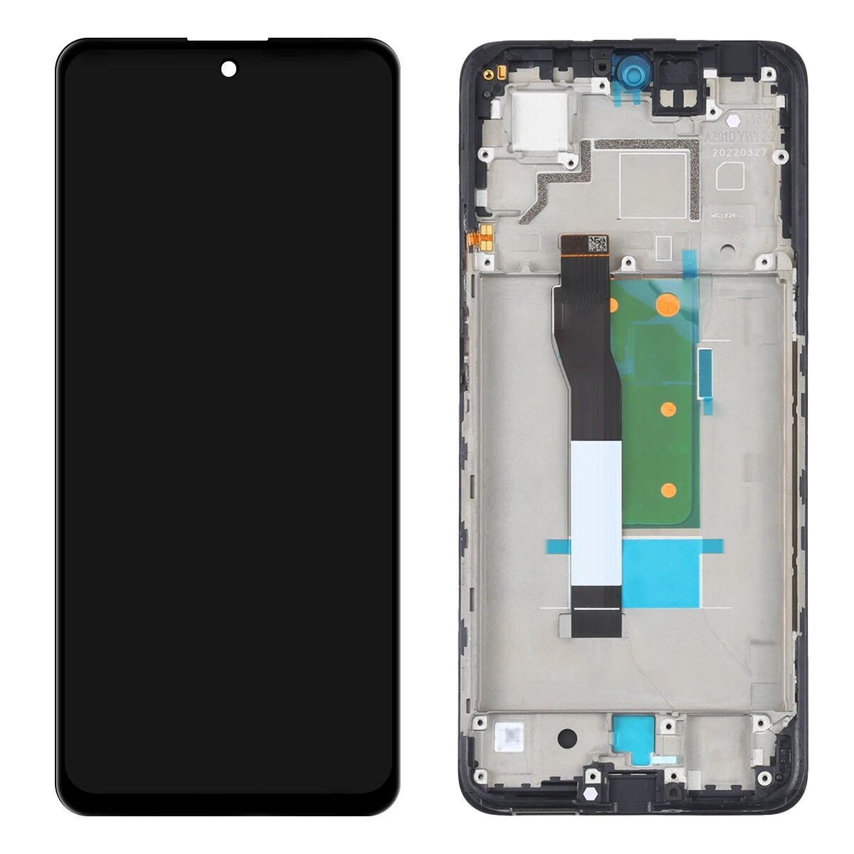 Дисплей для Xiaomi POCO X4 GT 22041216G ЖК-дисплей с цифровым преобразователем сенсорного экрана для Poco X4GT ЖК-дисплей со заменой рамки