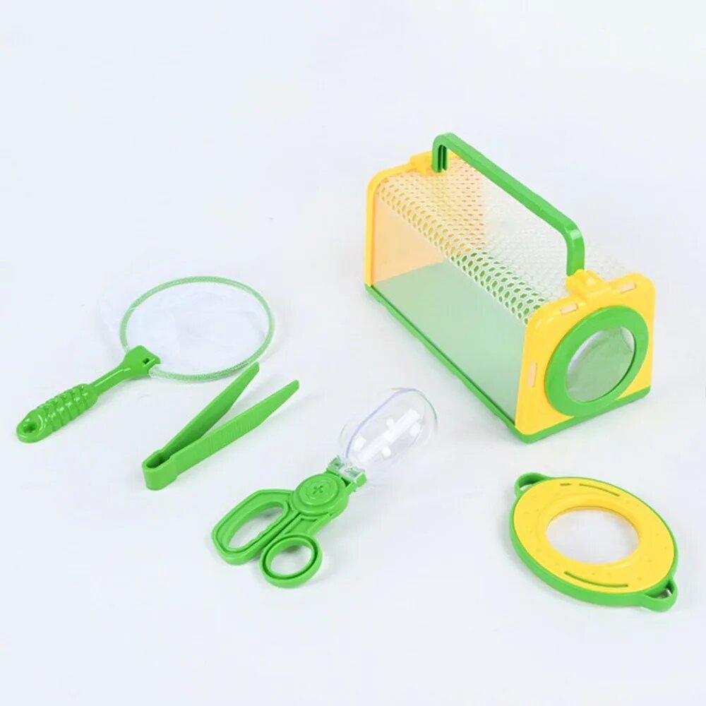 Набор для исследований на природе из пластика Зеленый, green-set3
