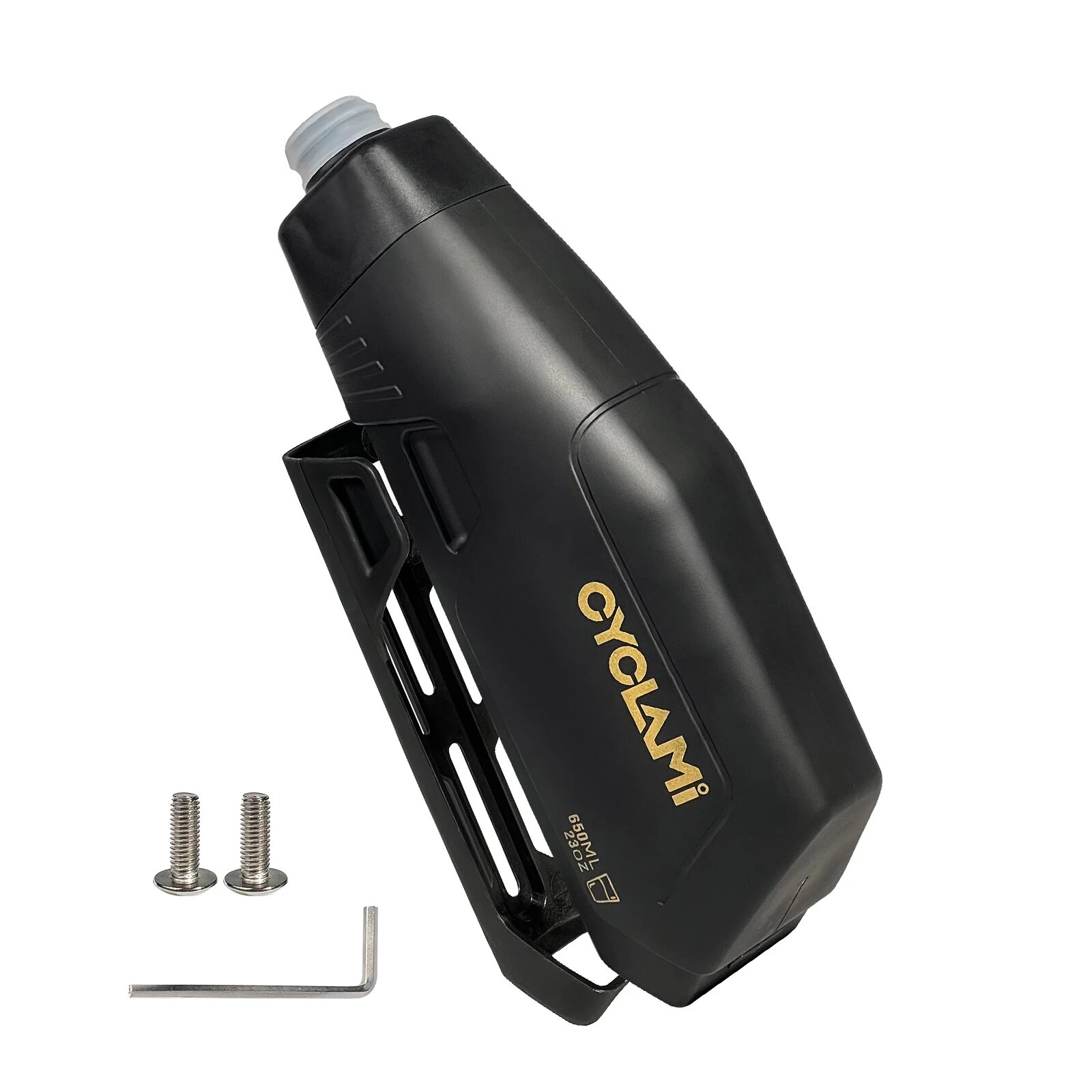 CYCLAMI держатель для бутылки 610/650 мл для велосипеда Черный, Black 650ml