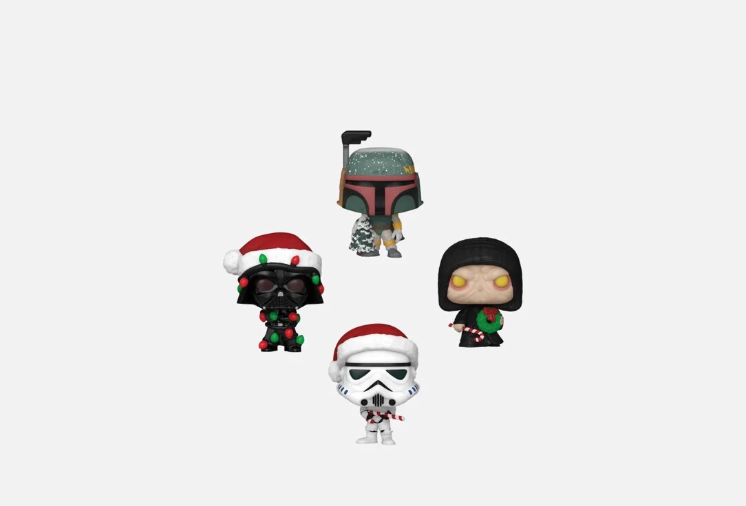Funko Pocket POP! Star Wars Tree Holiday Box Набор подарочный 4 шт
