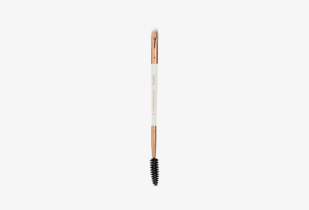 Topface Professional make-up brush f18 Кисть для бровей двухсторонняя 1 шт