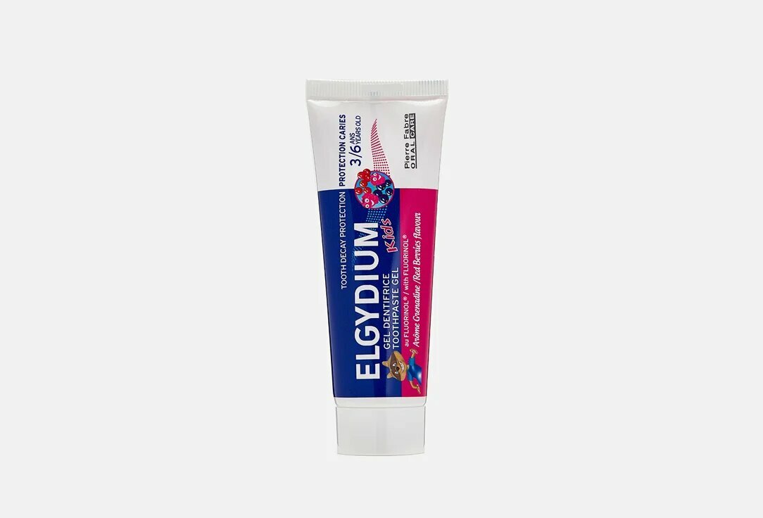 Elgydium Red Berries Зубная гель-паста для детей 50 мл