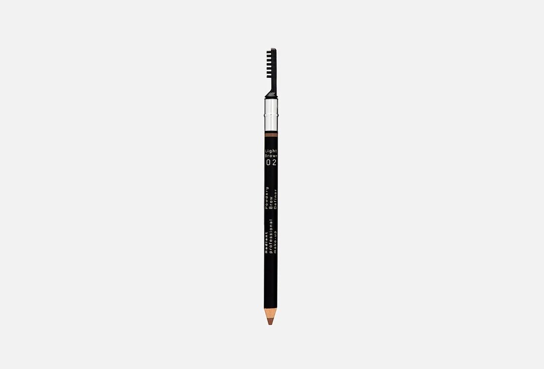 Radiant Professional Make-Up POWDERY BROW DEFINE Карандаш для бровей 1шт 2, светло-коричневый