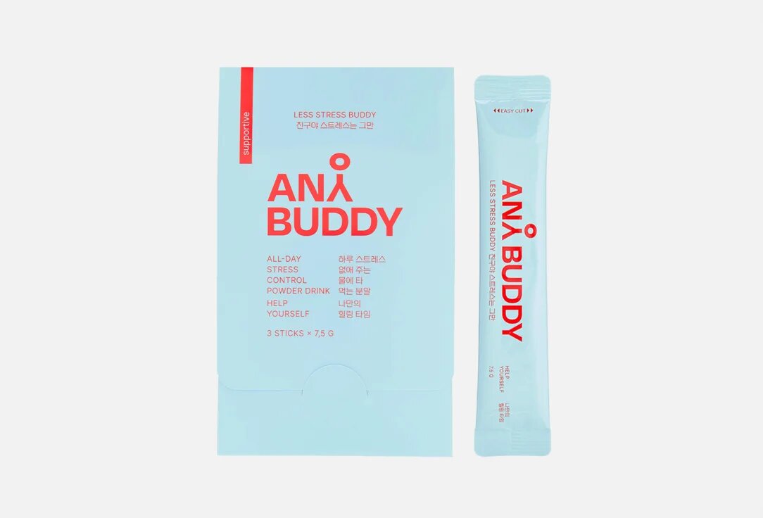ANY BUDDY l-теанин в саше БАД для поддержки нервной системы 3 шт