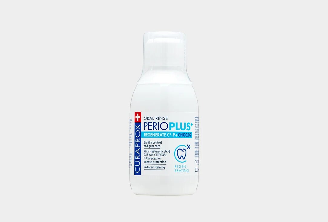 CURAPROX Perio Plus Regenerate CHX 0.09% Жидкость-ополаскиватель и гиалуроновая кислота 1 шт