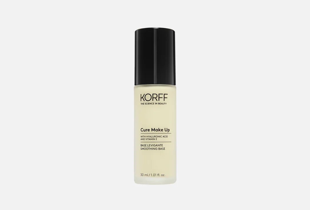 KORFF Cure Make Up SMOOTHING BASE ANTI-REDNESS EFFECt Корректирующая база под макияж 30 мл 03, Vert