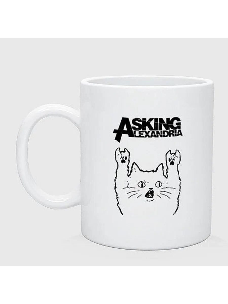 Asking Alexandria - rock cat кружка