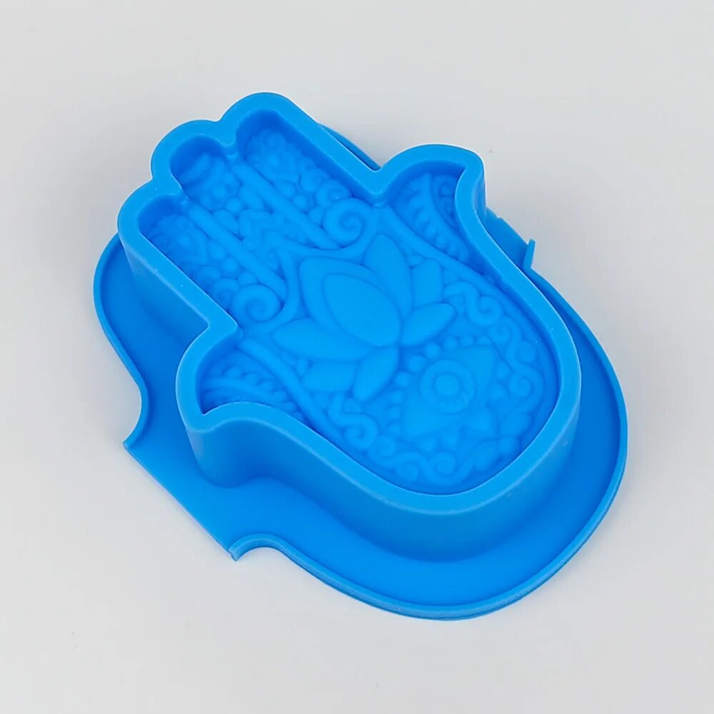 Силиконовая форма Рука Фатимы, Blue