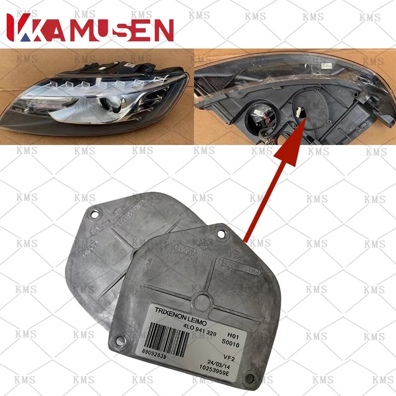 4LO941329 модуль фар для Audi Q7, модуль дневных ходовых огней, модуль AFS, модуль следящего модуля 10253878E
