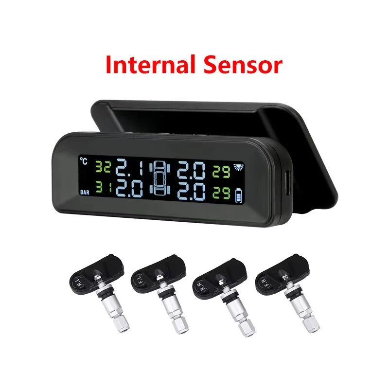 TPMS Internal Sensor с ЖК-дисплеем и часами