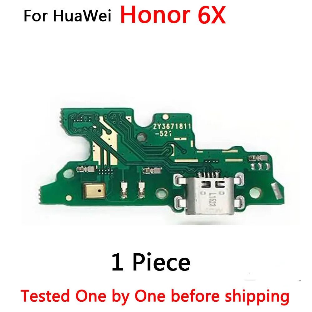 Плата зарядного устройства USB для Huawei Honor 6 5A 5X 5C 6X 6A 7C 7A Pro 8A 8C 9X, гибкий кабель для зарядки, запчасти