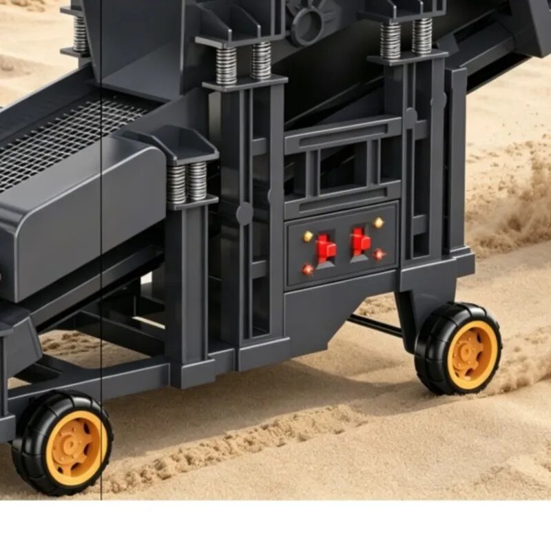 Новая радиоуправляемая машина для просеивания песка 1/50 с вибрацией, световыми и звуковыми эффектами, готовая к работе (RTR)