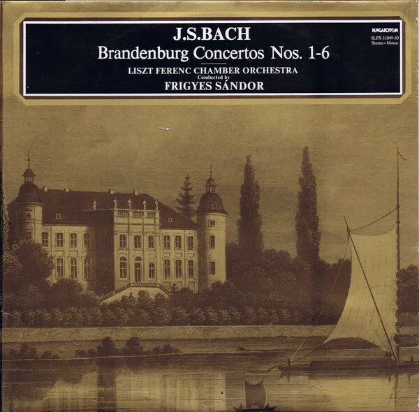 И. С. Бах, Камерный оркестр имени Ференца Листа, Фридьеш Шандор - Brandenburg Concertos Nos. 1-6 2LP NM