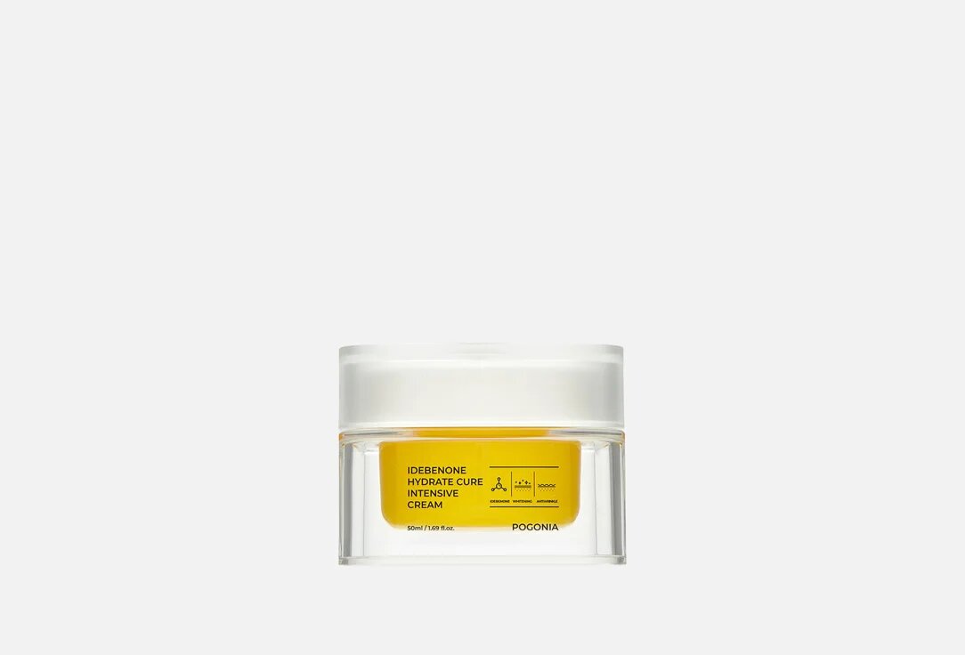 POGONIA Idebenone Hydrate Cure Интенсивно увлажняющий крем для лица 50мл