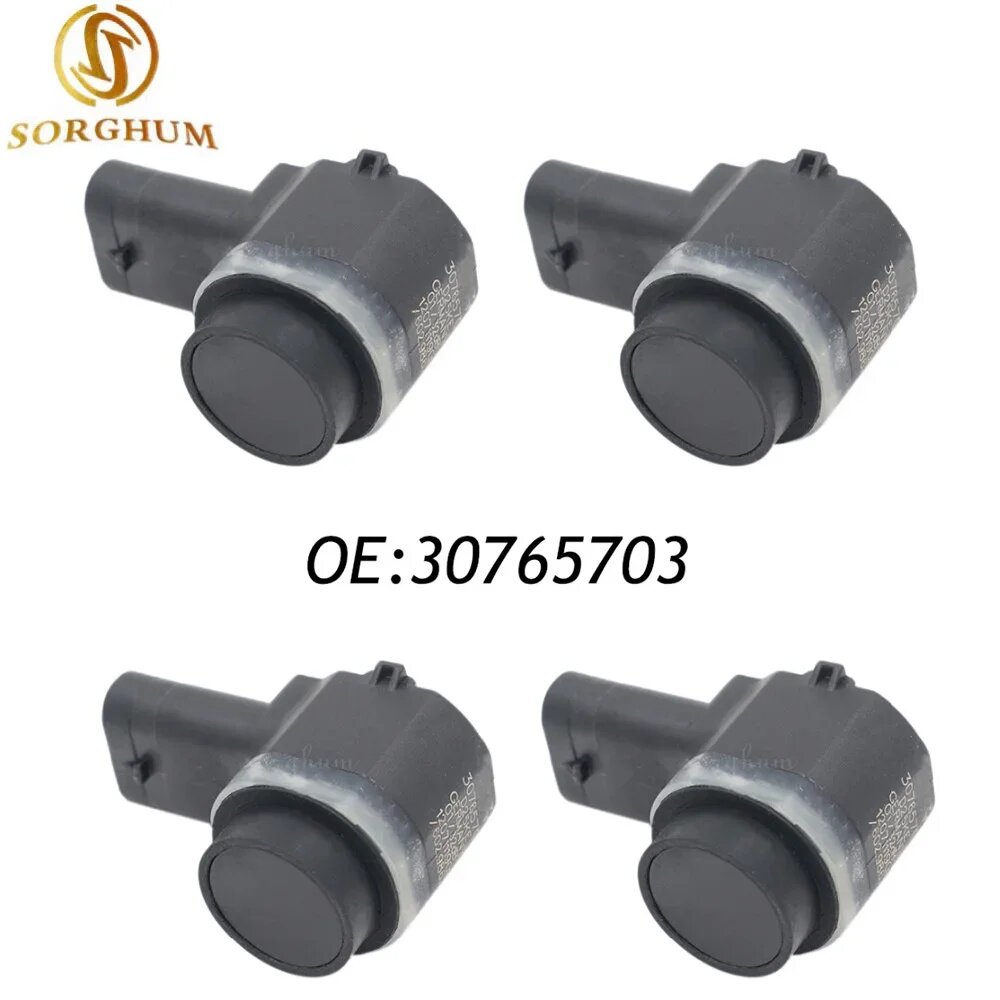 Датчик парковки PDC 30765703, 4 шт, для VOLVO C30, C70, S60, S80, V70, XC70, XC90, 30786968, 30786320