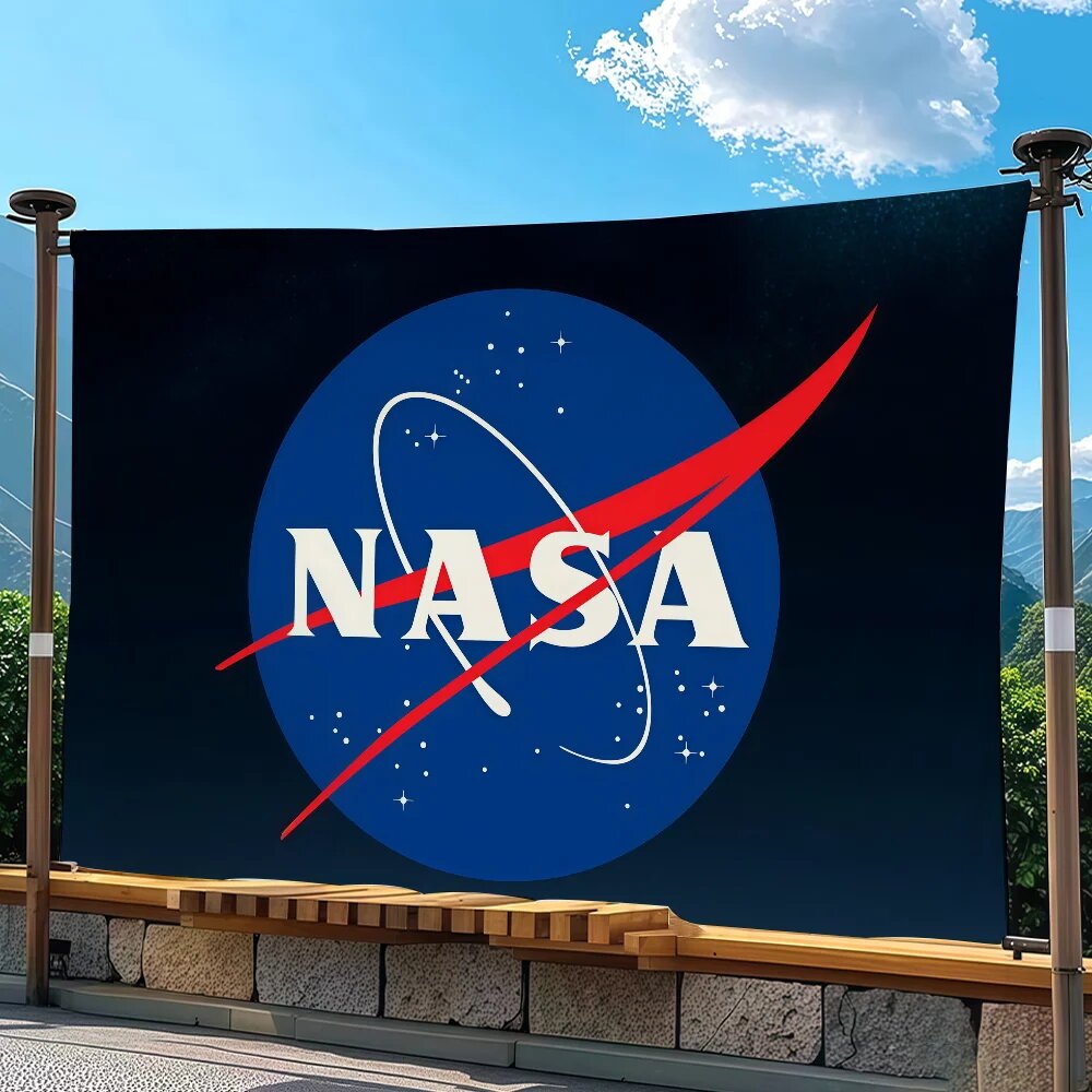 Флаг NASA Warner Bros, плюш QZ60x90CM, 5