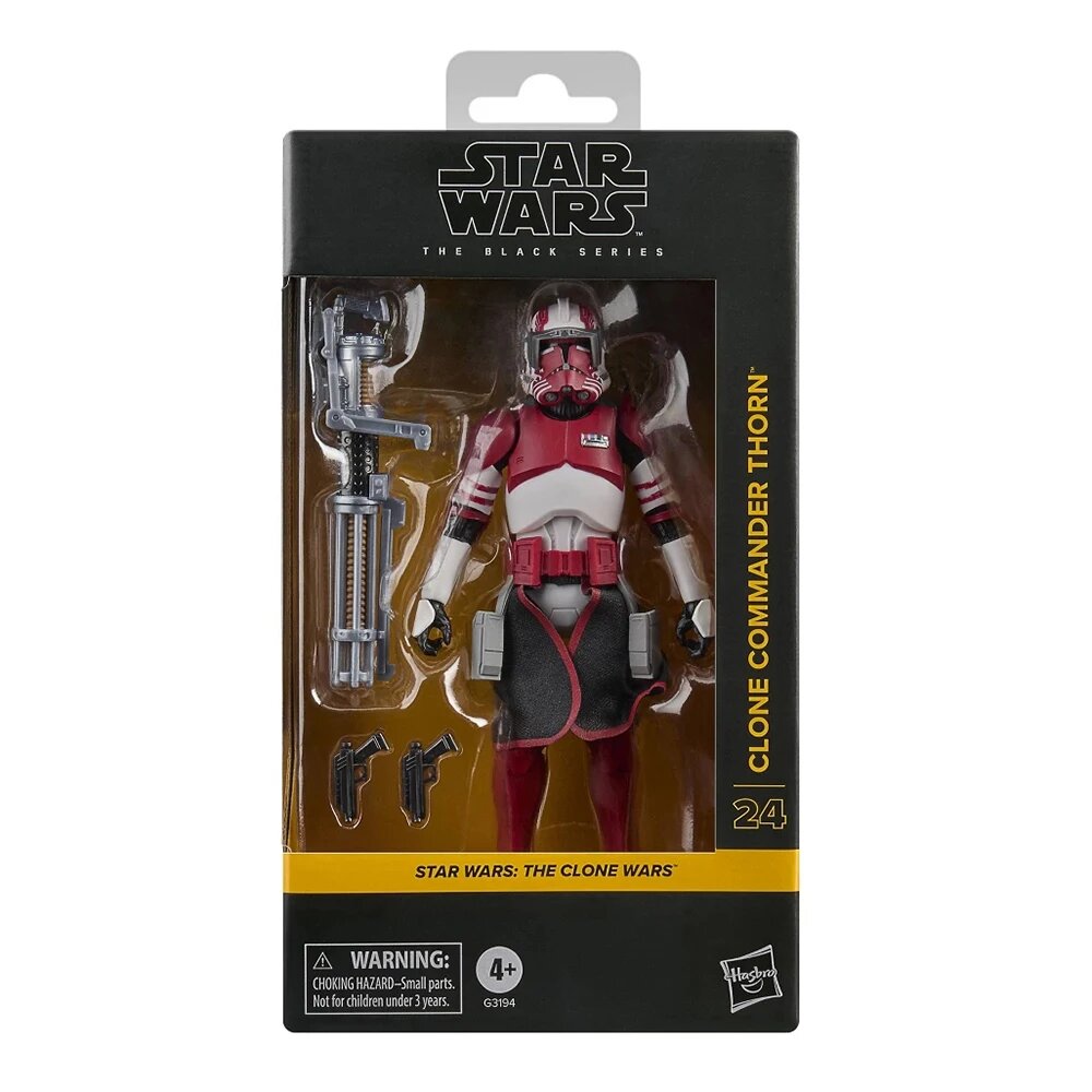 Фигурка Hasbro STAR WARS The Black Series Clone Commander Thorn 15см