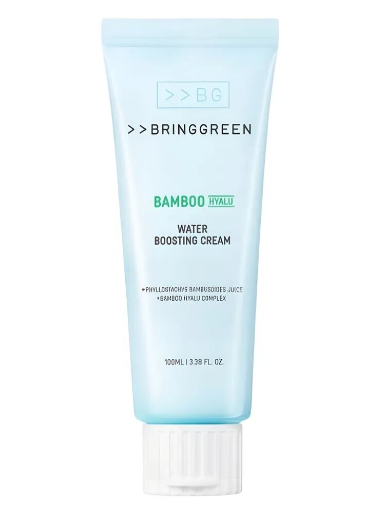Увлажняющий крем с соком бамбука Bring Green Bamboo Hyalu Water Boosting Cream, 100 мл