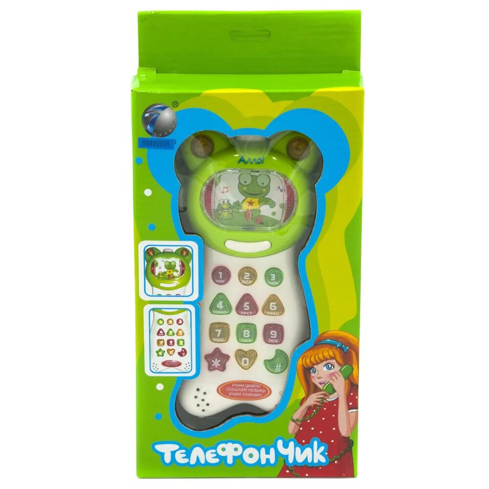 Музыкальная игрушка ТелеФонЧик , учим цифры , слушаем музыку , учим алфавит