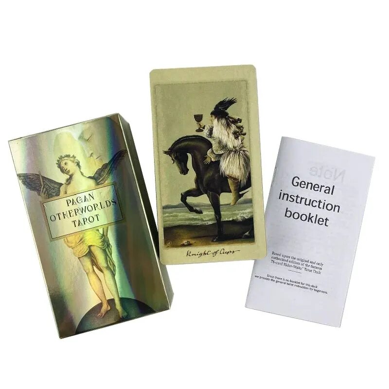 Pagan Otherworlds Tarot A 78-карточная колода Размер игры: 11,3*6,3*3,2 см Бумажная инструкция