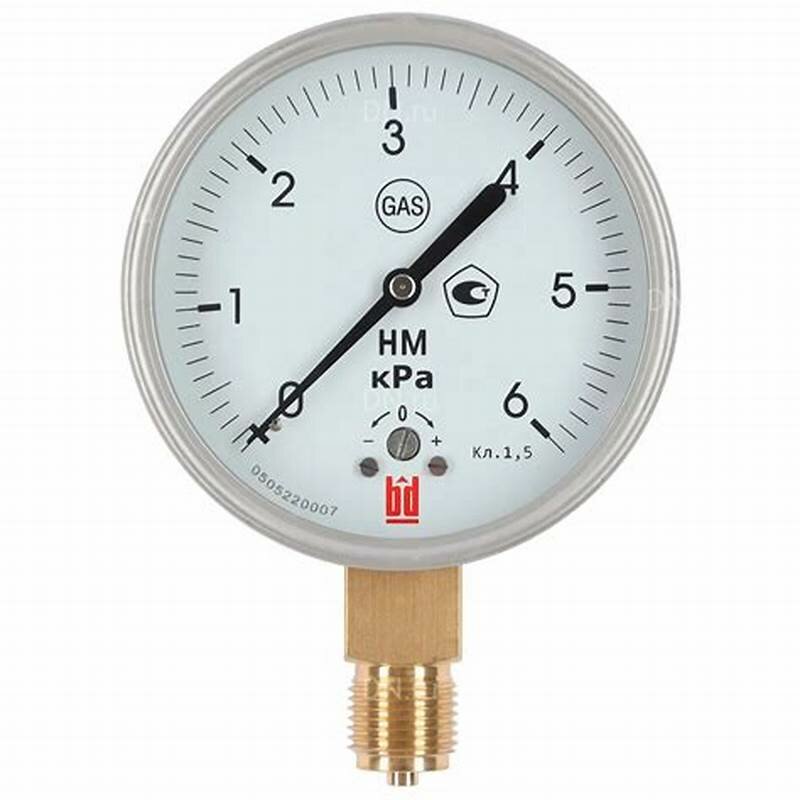 Напоромер НМП-52-М3-У3 (0–4 кПа), класс точности 1,5