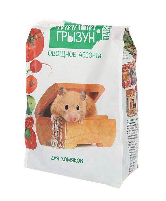 Вака Корм для хомяков High Quality Милый грызун Овощное ассорти, 200 г