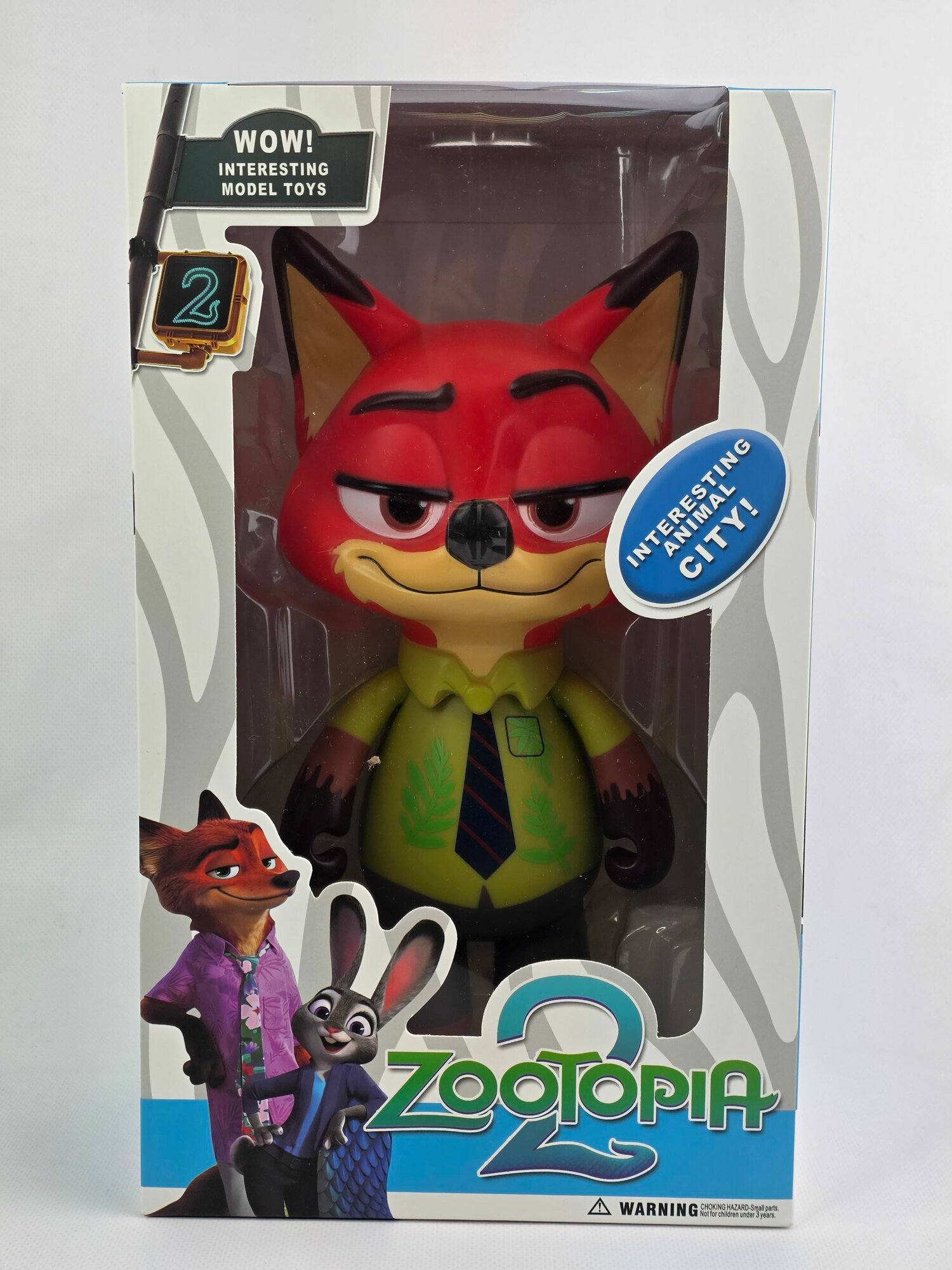 Подвижная фигурка лис Ник Уайлд из мультика Зверополис Zootopia Nick Wilde 35 см