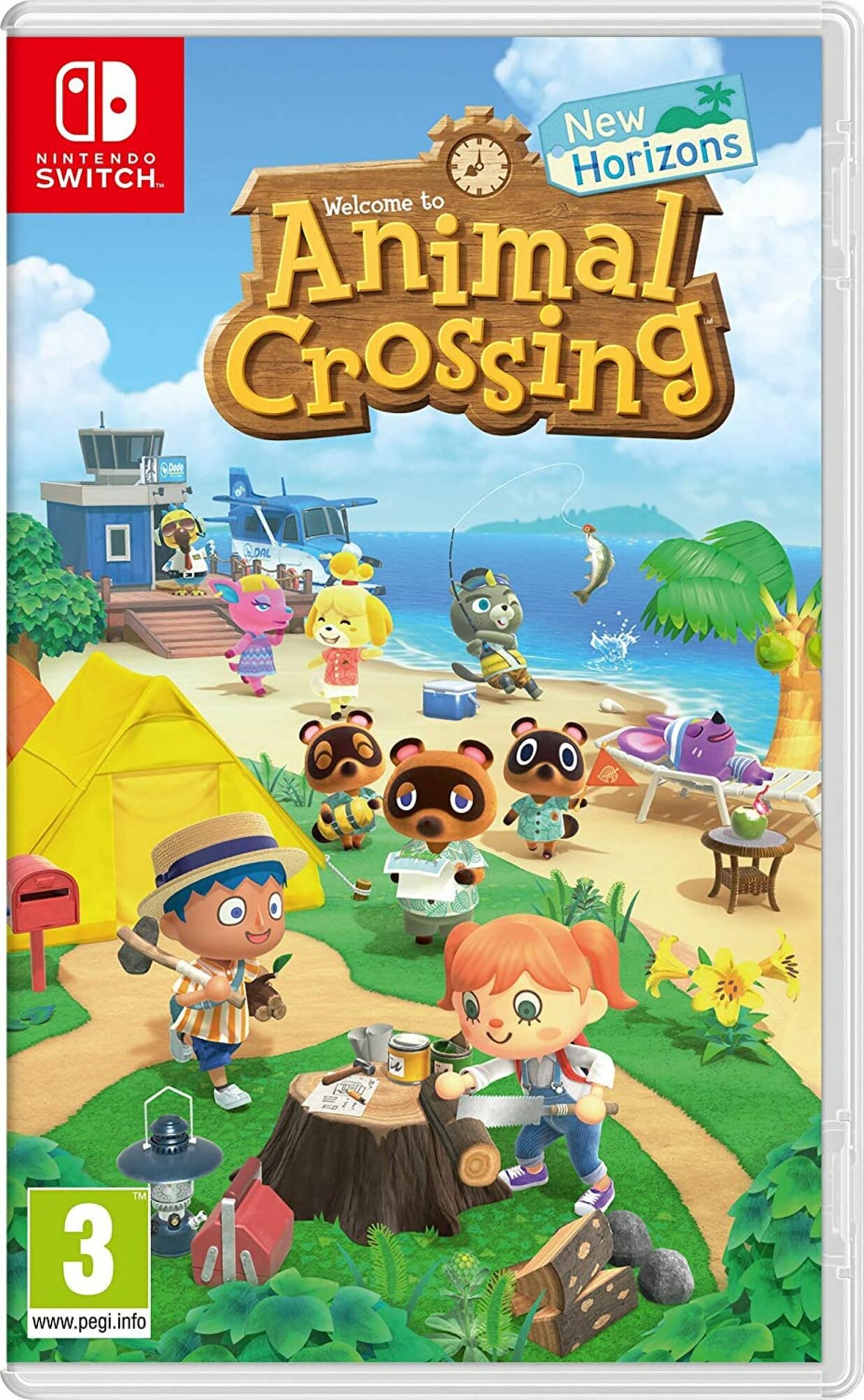 Animal Crossing: New Horizons (русская версия) (Игра на картридже) (Switch)