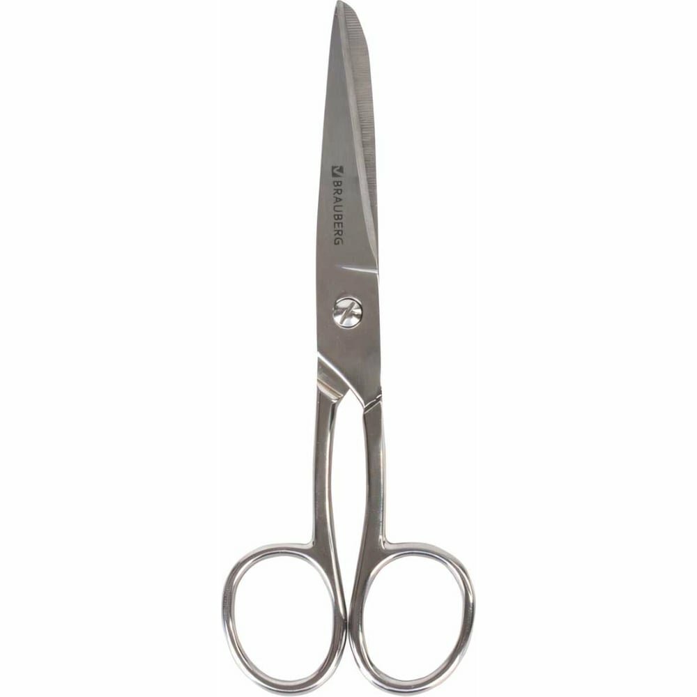 Цельнометаллические ножницы BRAUBERG Professional 150 мм, классической формы 237101